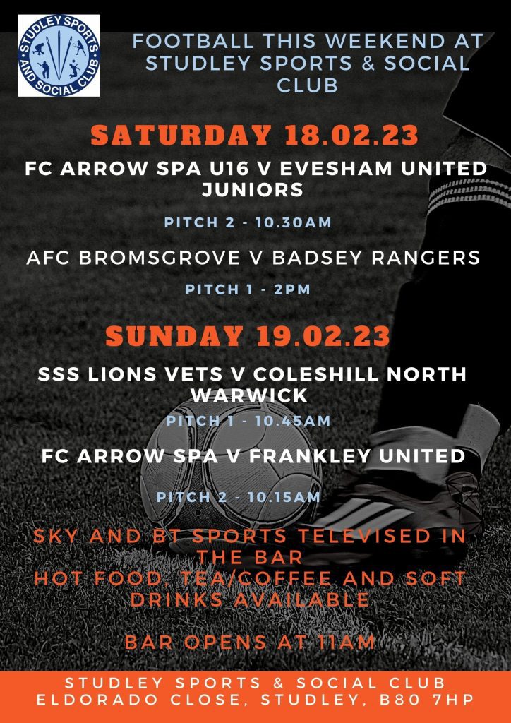 Football - Studley Sports and Social Club