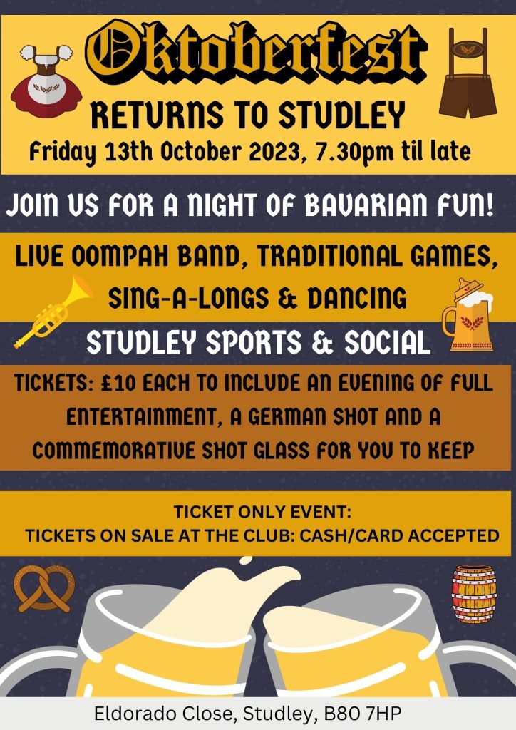 Home Page - Studley Sports and Social Club